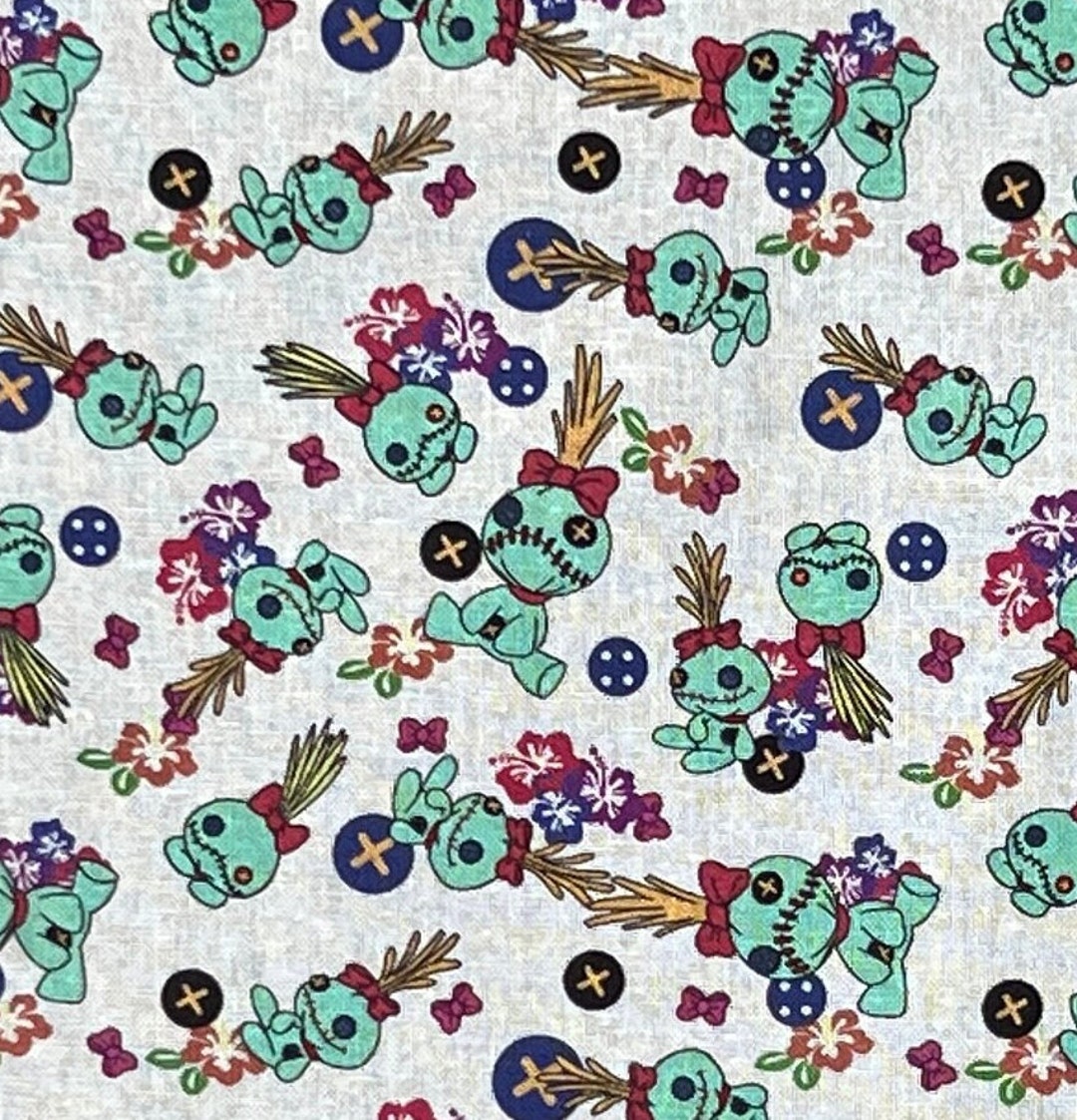 Lilo and Stitch - Scrump Print 100% Cotton Fabric - Etsy
