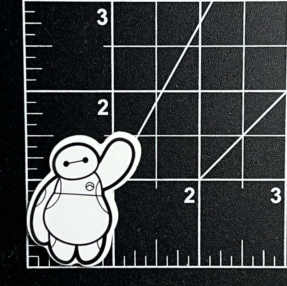 Disney's Big Hero Six Flat Back Resin | Baymax | Hair Bow Center, Key ...