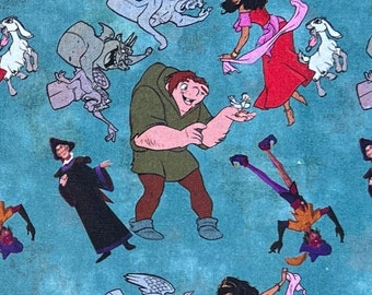 Disney Hunchback of Notre Dame 100% Cotton Fabric by the Yard Disney ...
