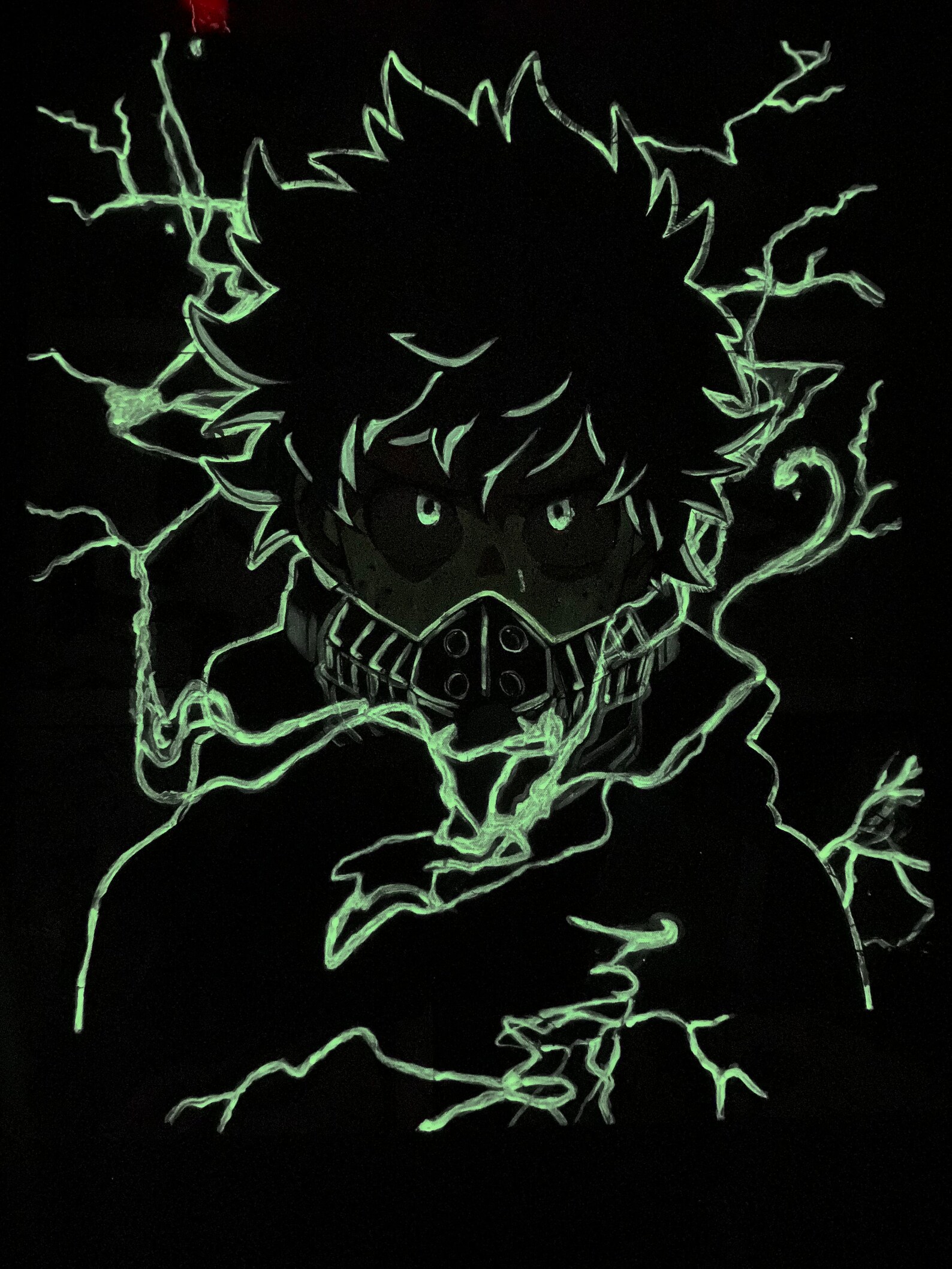 Glow in the Dark Deku- My Hero Academia Izuku Midoriya - Etsy