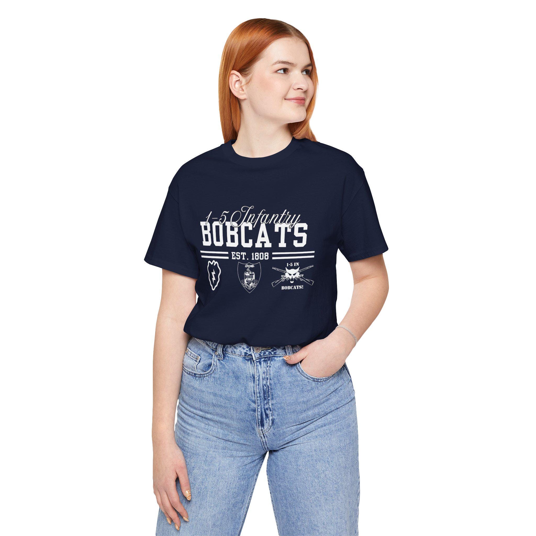 1st Battalion 5th Infantry Regiment T-shirt, Bobcats, Military T-shirt ...