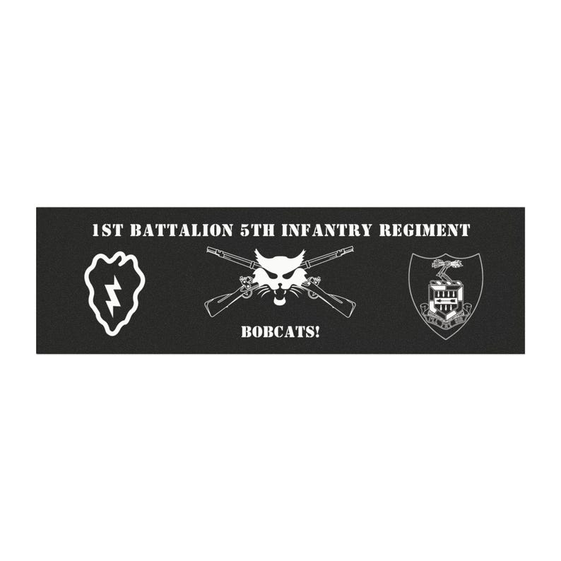 1st Battalion 5th Infantry Regiment Car Magnet, Bobcats, Military Decal ...
