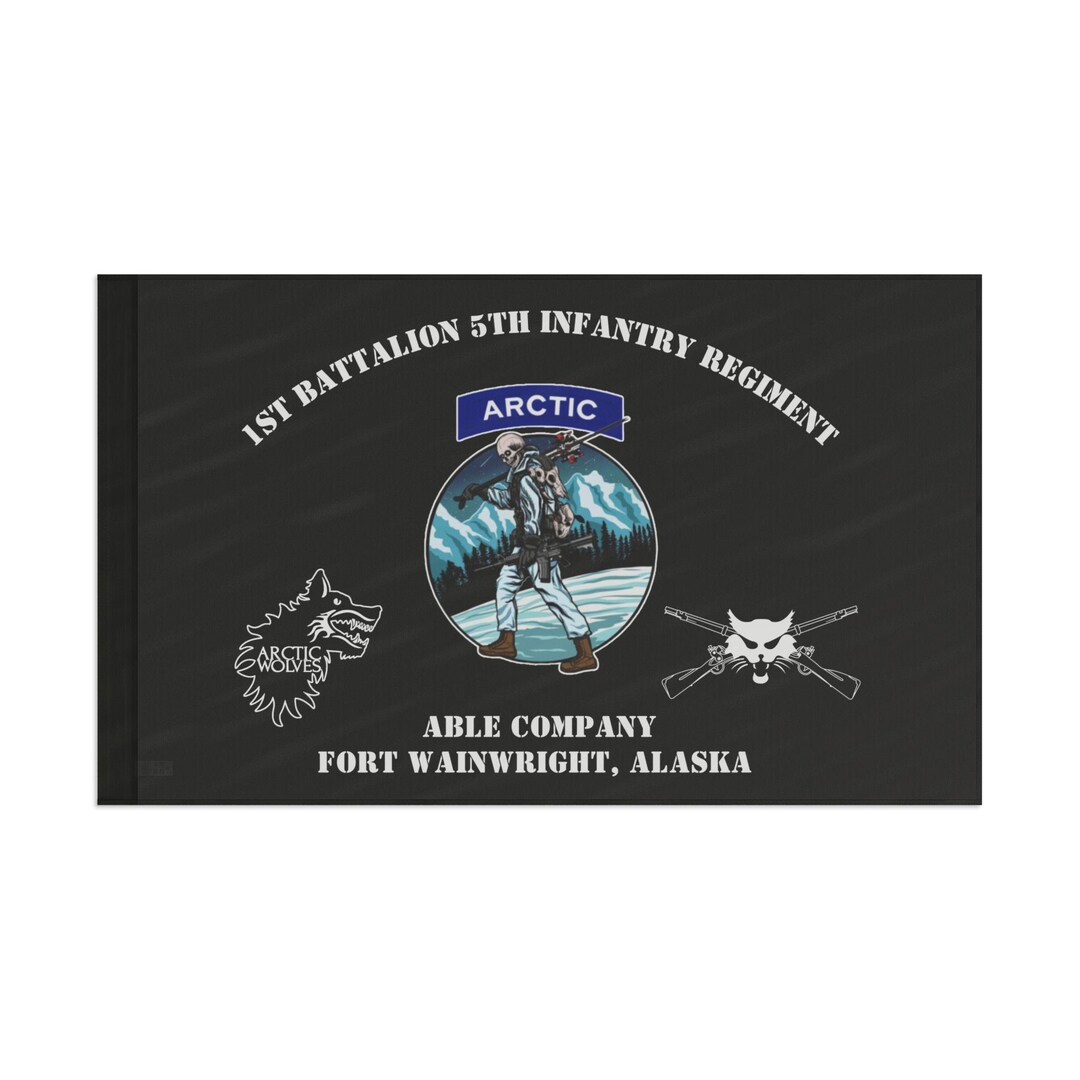 1st Battalion 5th Infantry Regiment Able Co Flag, Bobcats, Military ...