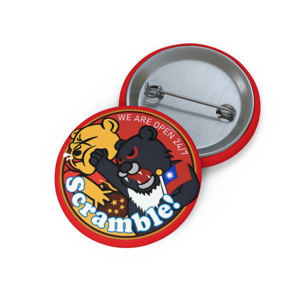 We Are Open 24-7 Scramble Taiwan Air Force Patch Pin Buttons - Etsy