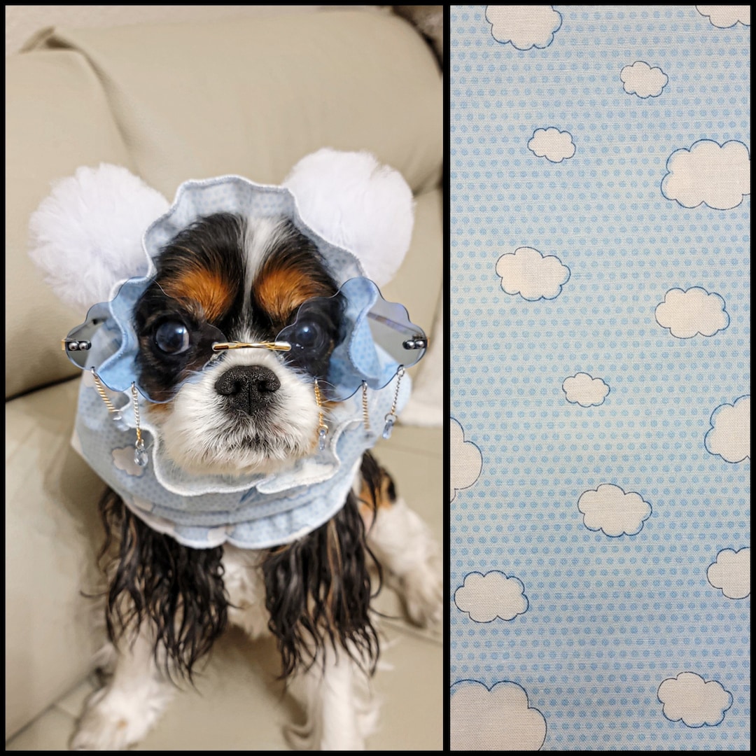 Tulle Pom Pom Snood / Clouds / Spaniels / Long Eared Dog / Cavalier ...