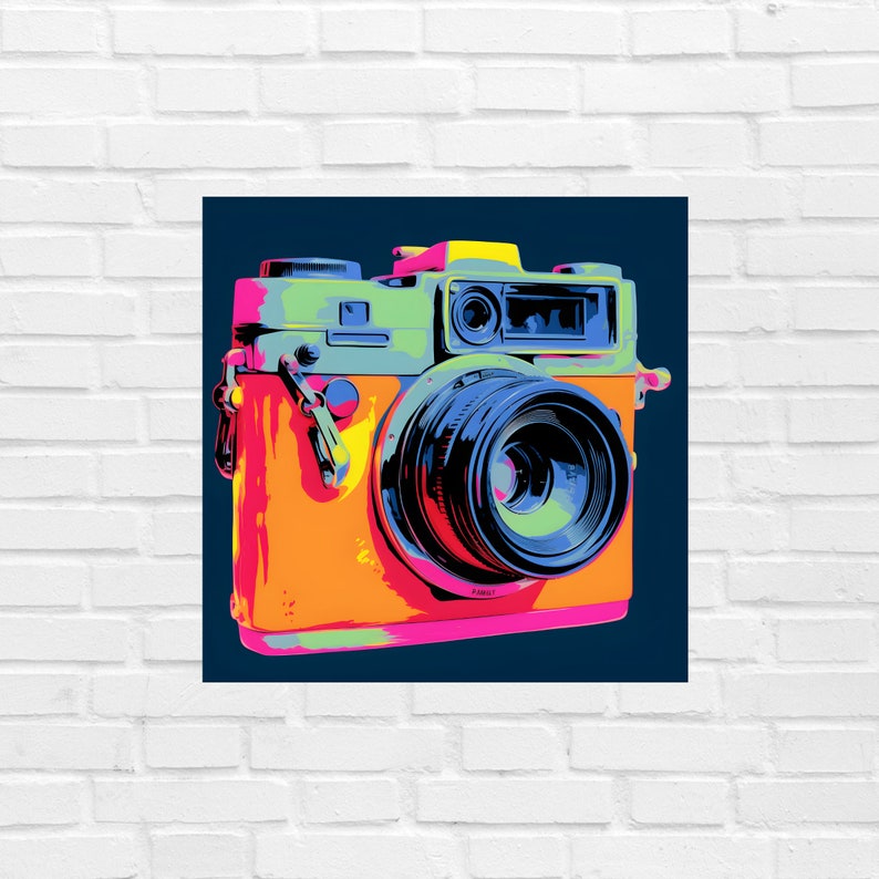 Flashback Collection: A Series of Andy Warhol-inspired Camera Paintings ...