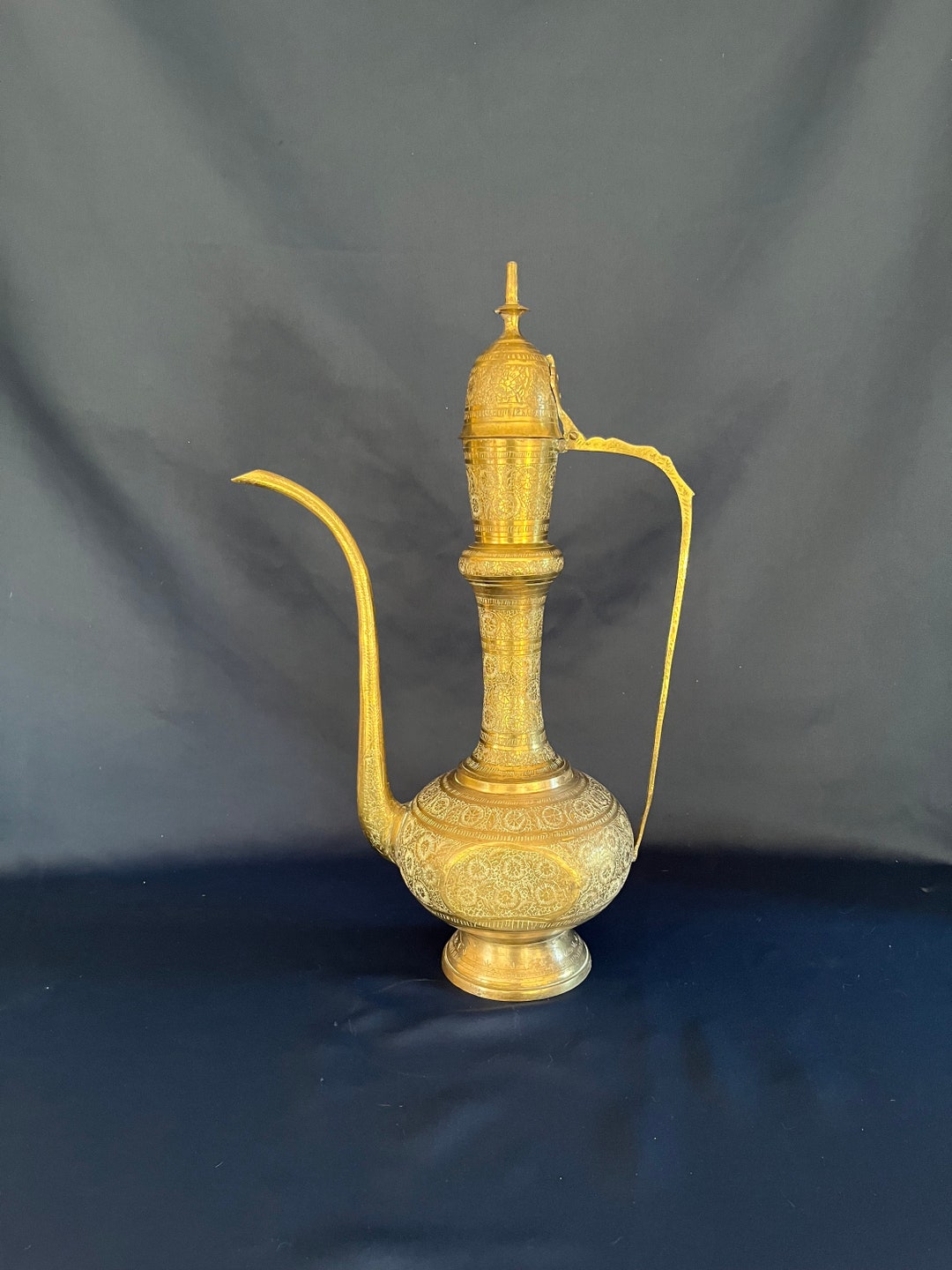 Vintage Middle Eastern Tea Pot Ornate Design - Saudi Arabia - Etsy