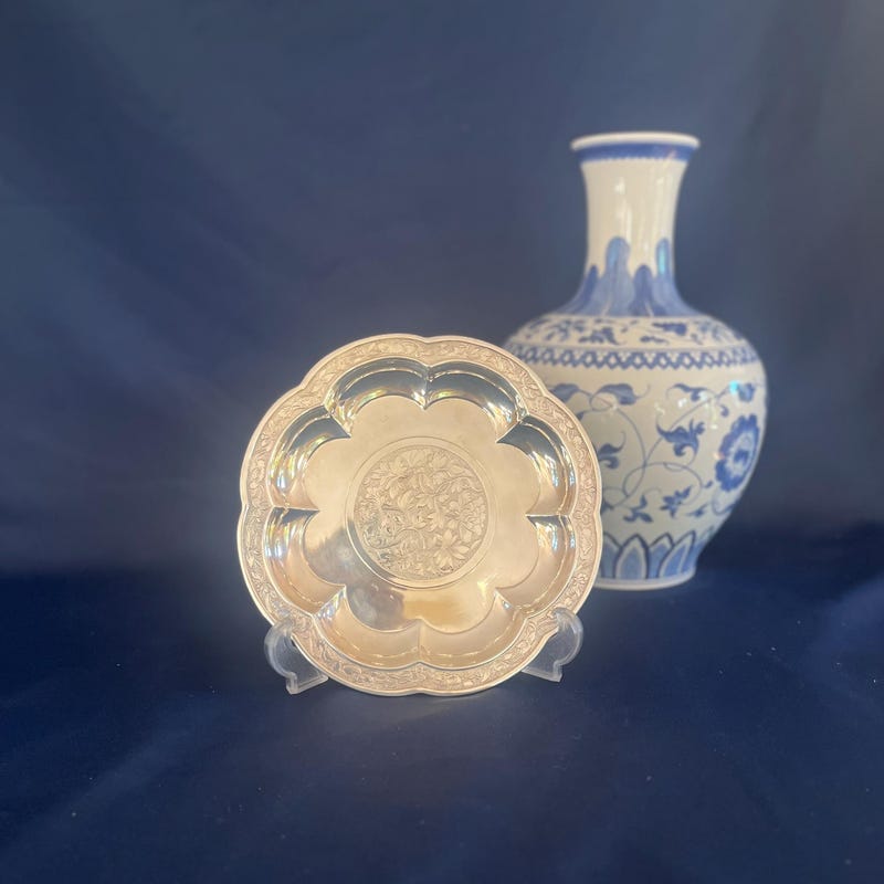 Asian Lotus Plate - Etsy