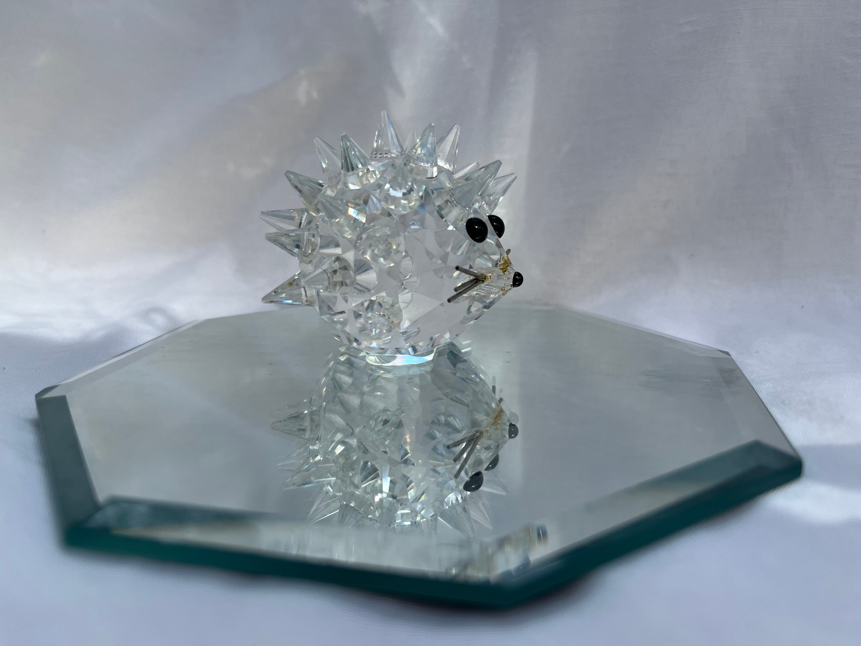 Vintage Swarovski Crystal Hedgehog Austria - Etsy