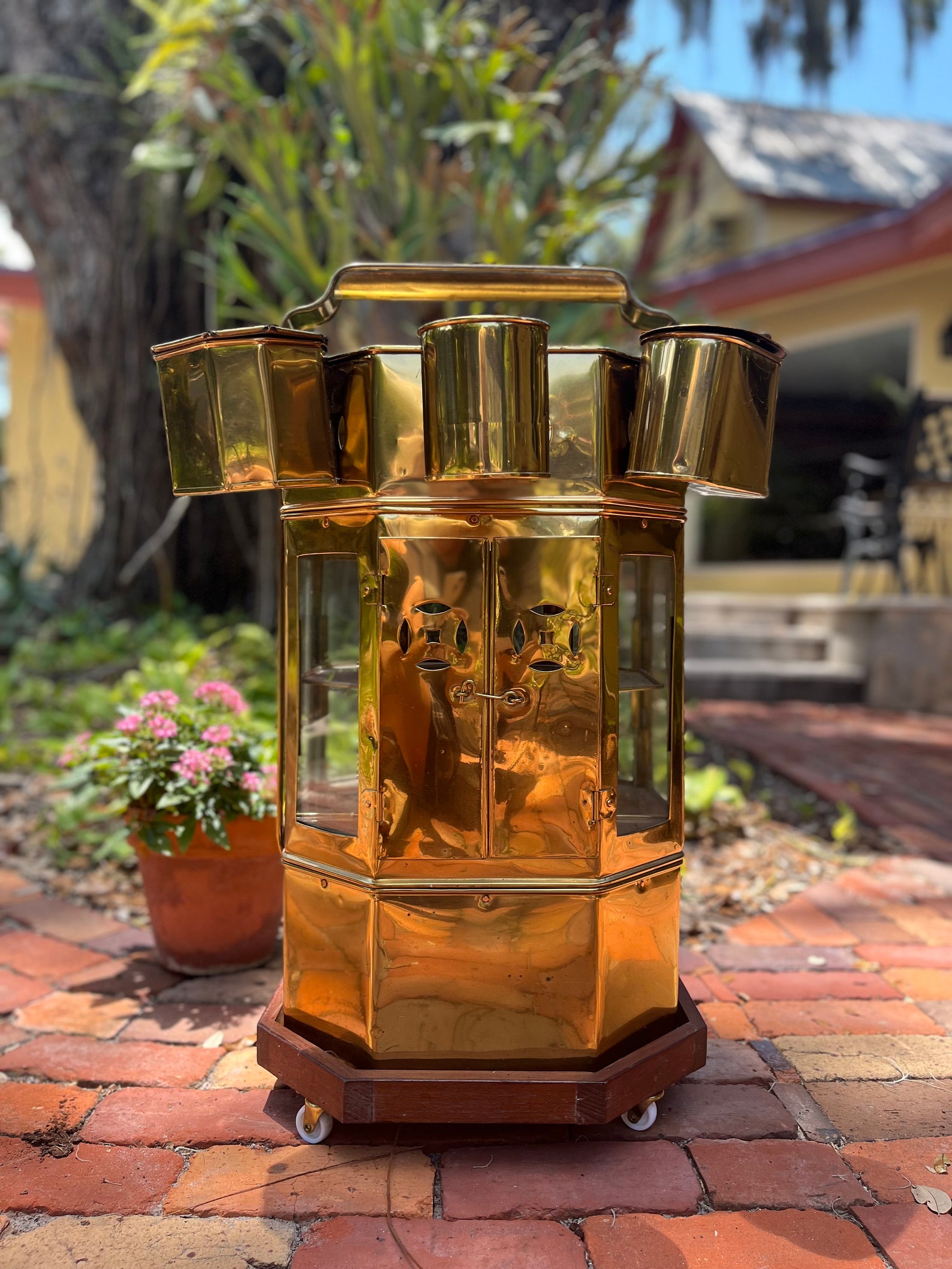 Vintage Thai Noodle Stand Brass Display BAR Thailand - Etsy