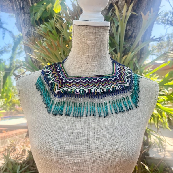 Indigenous Bib Necklace - Etsy