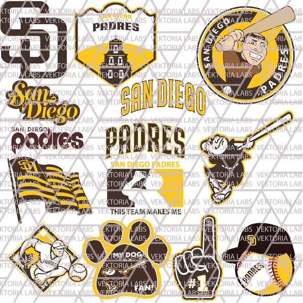 Buy San Diego Padres Swinging Friar Svg Online In India - Etsy India