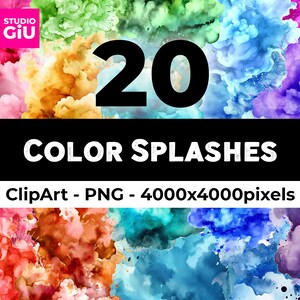 Watercolor Clip Art Commercial Use Instant Download Clip Art Color ...