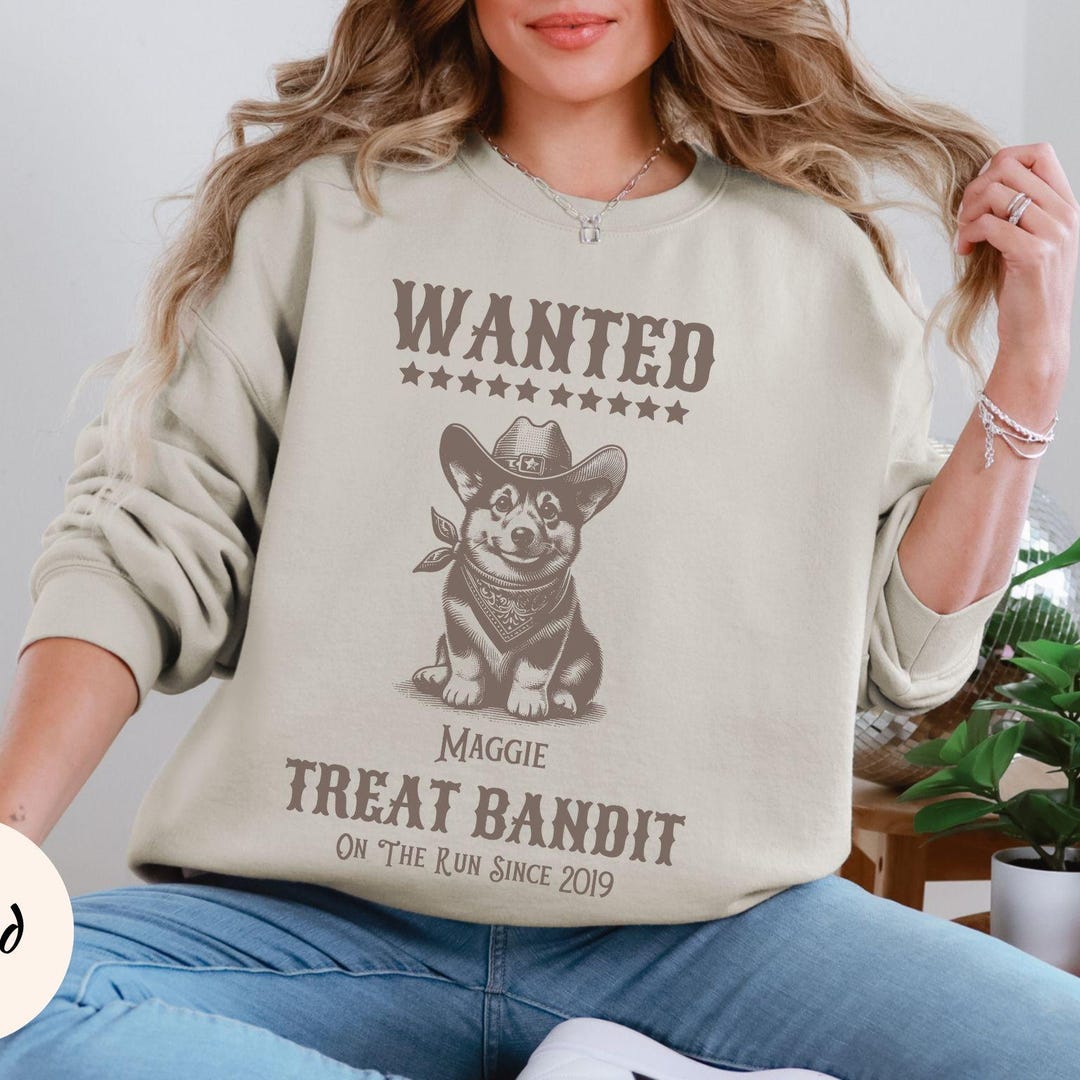 Custom Corgi Sweatshirt Cowboy Dog Pembroke Corgi Mom Shirt ...