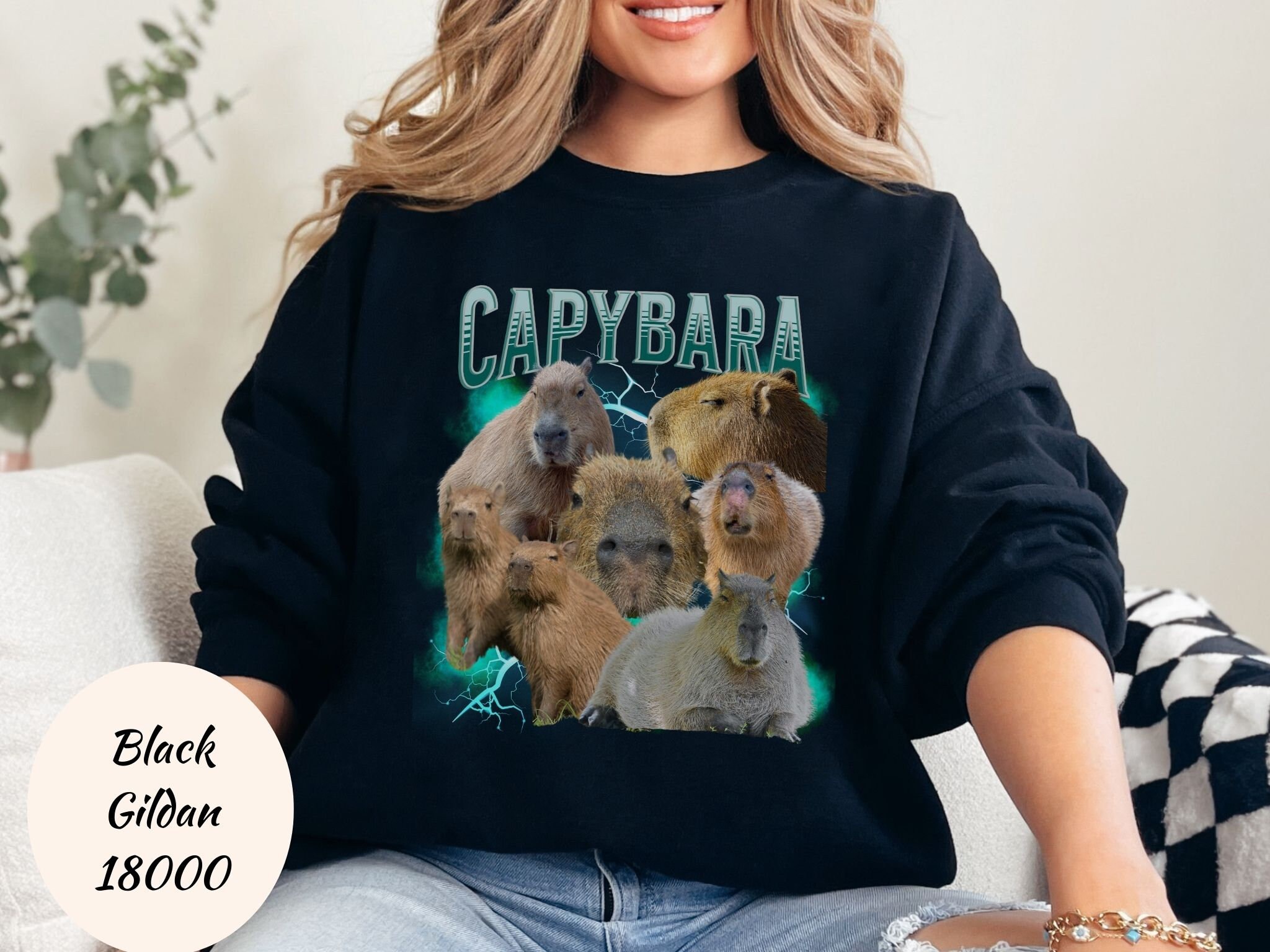 90's Style Capybara Shirt, Comfort Colors® Retro Capybara Gift T Shirt ...
