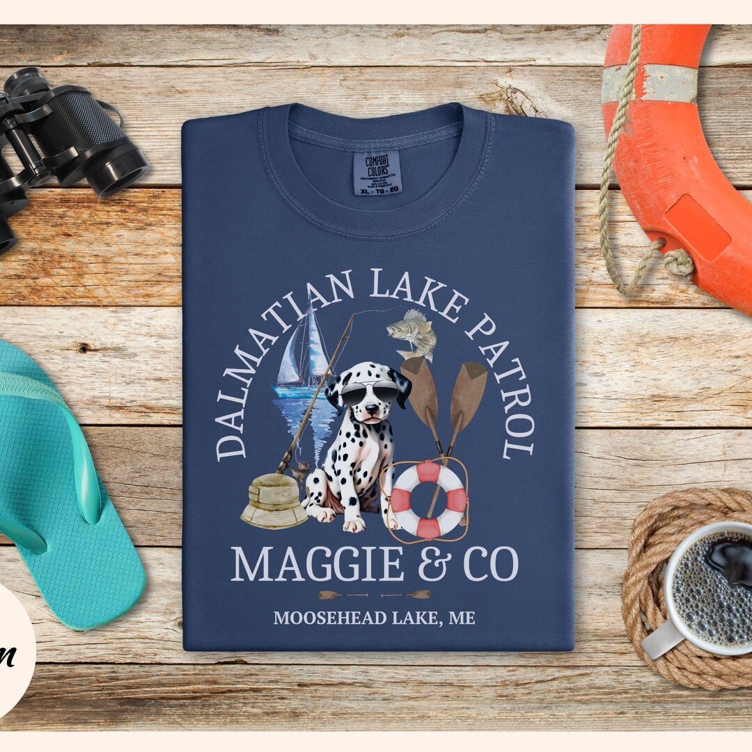 Custom Lake Dalmatian Shirt Camp Dal Mom Shirt Personalized Pond ...