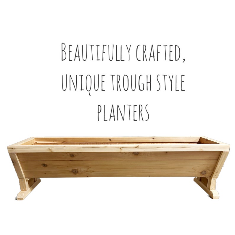 Unique, Trough/ Farmhouse Style Planter Boxes - Etsy