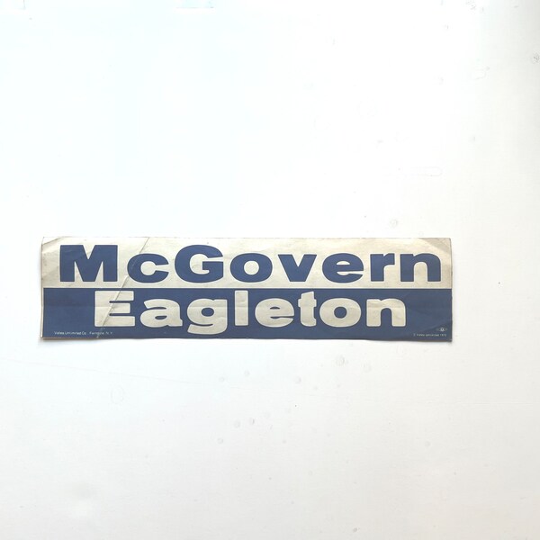 Vintage Political Bumper Stickers - Etsy