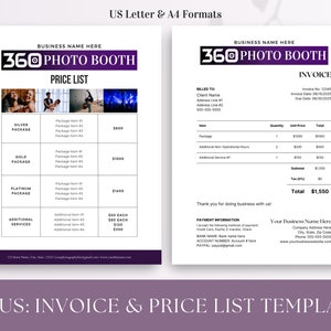 360 PHOTO BOOTH CONTRACT Template Bundle, Photo Booth Contract, Video ...