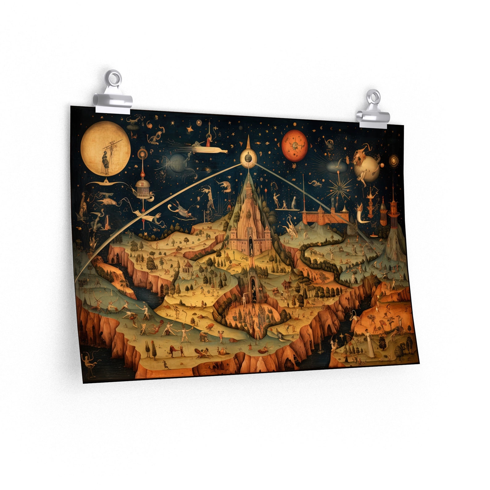 Cartography Maps for the Soul - Heaven & Hell #3 Premium Matte ...