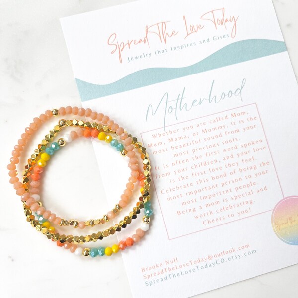 Mothers Day Bracelet - Etsy