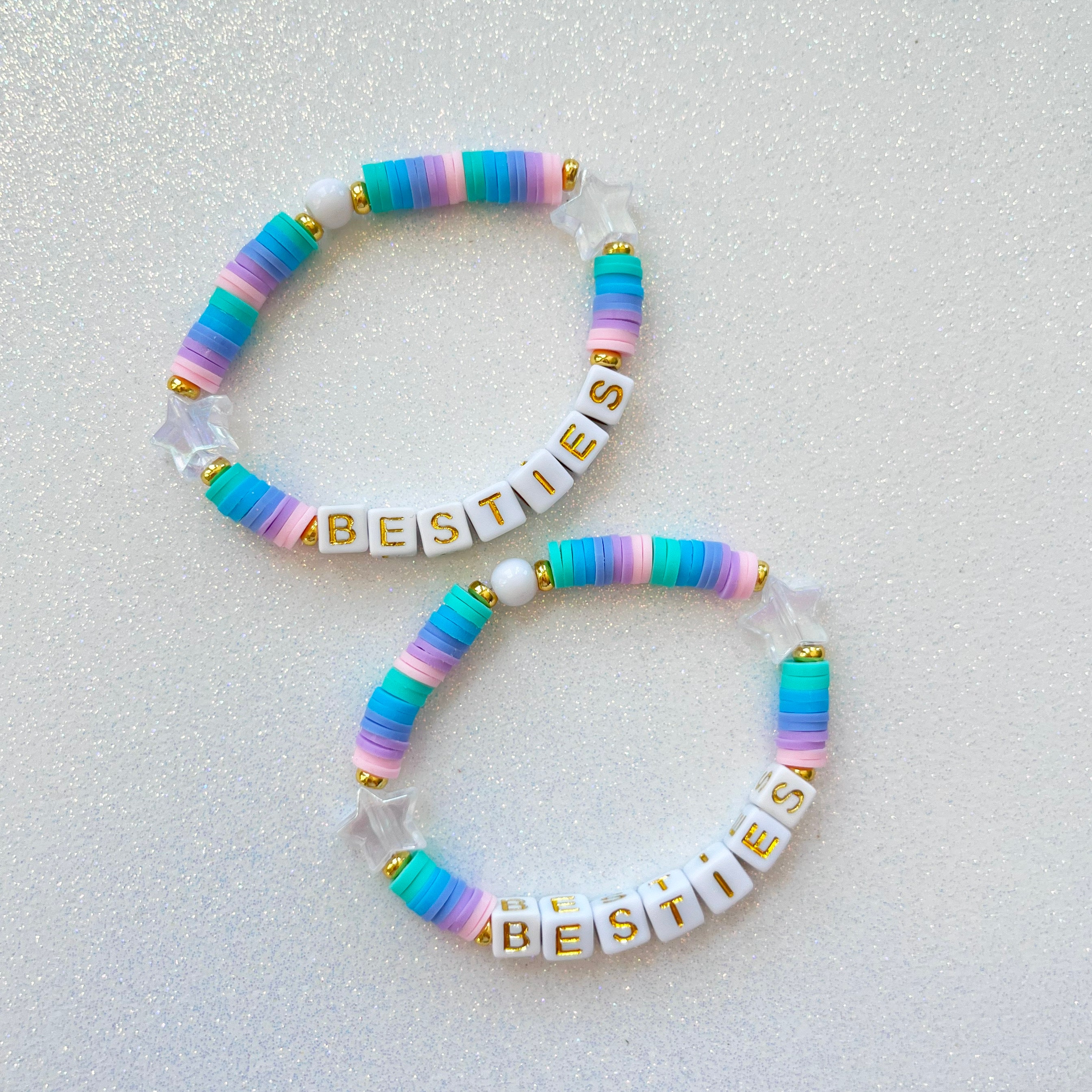 Kids Personalized Best Friends Bracelet Set BFF Gift for Besties ...