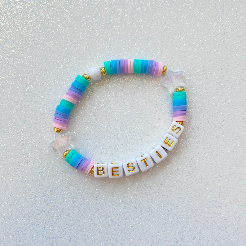 Kids Personalized Best Friends Bracelet Set BFF Gift for Besties ...