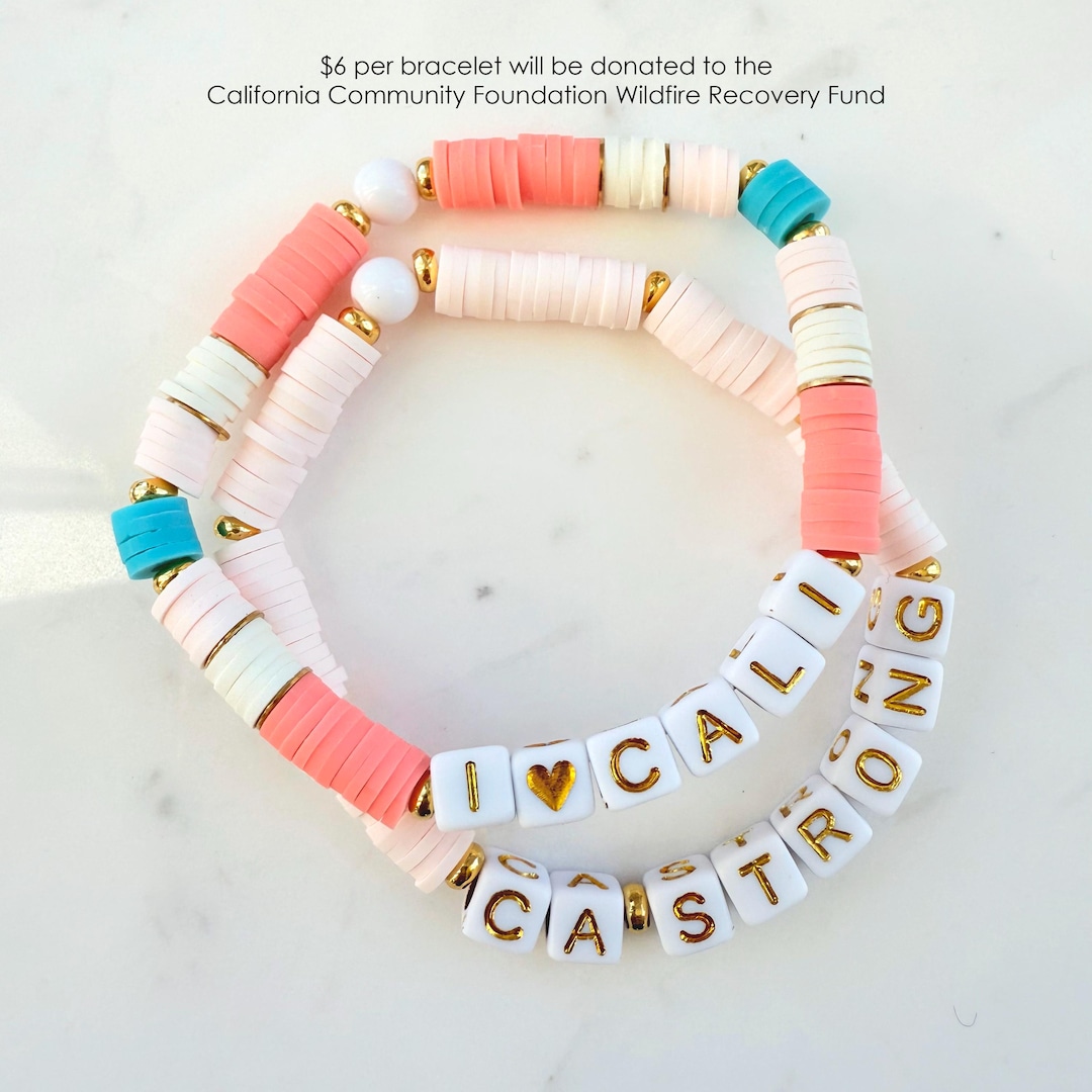 California Wildfire Support Bracelet for California Strong Wildfire ...