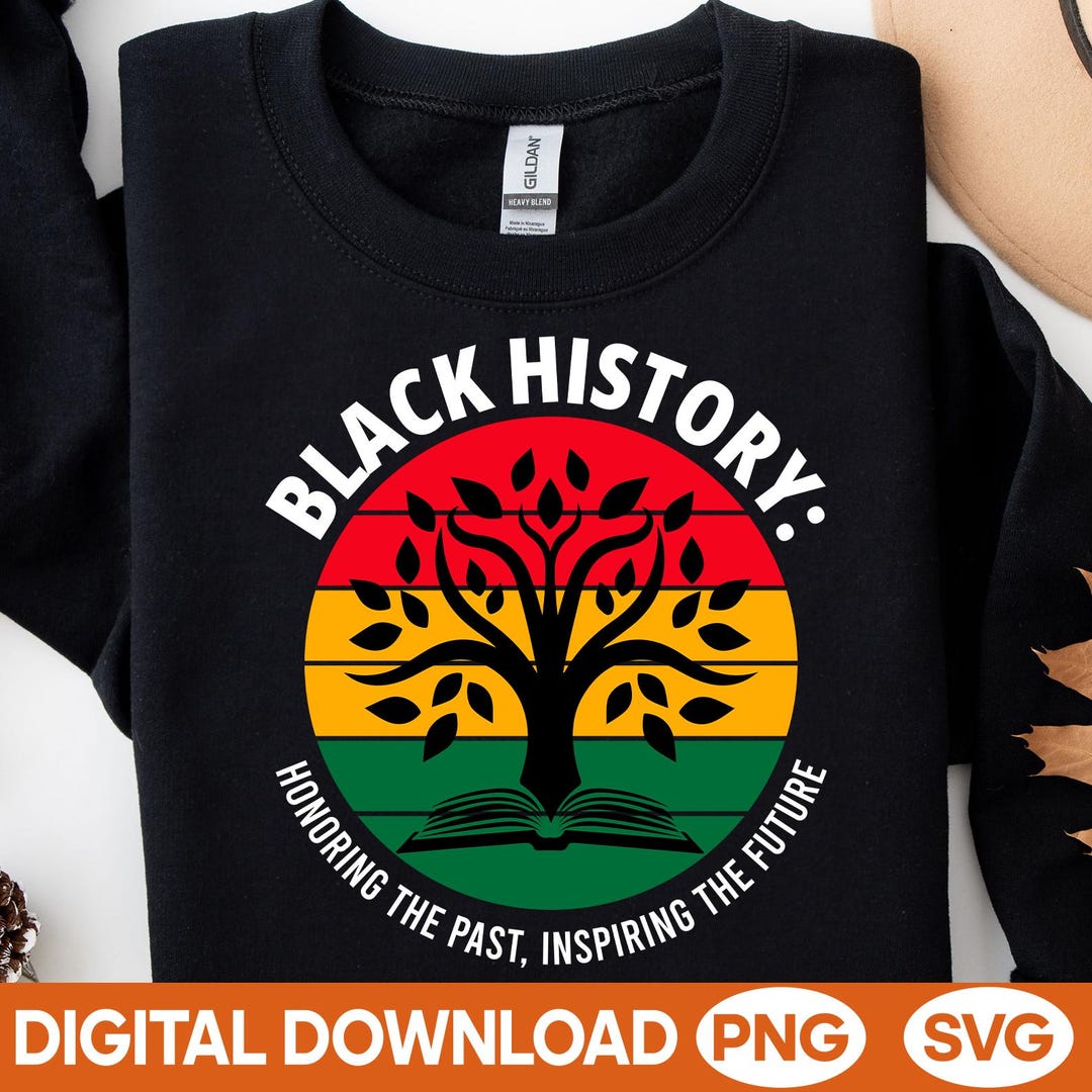 Black History Month PNG, SVG, Sweatshirt and T-shirt, Black History ...