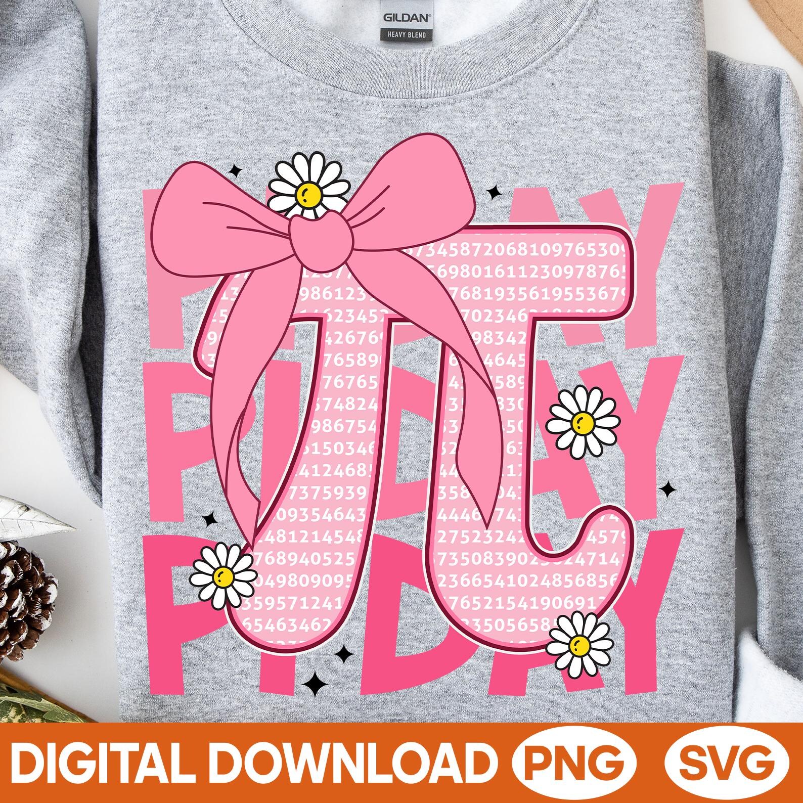 Pink Pi Day Coquette PNG, 3.14 Day PNG, Teacher Math Png, Pi Day Bow ...