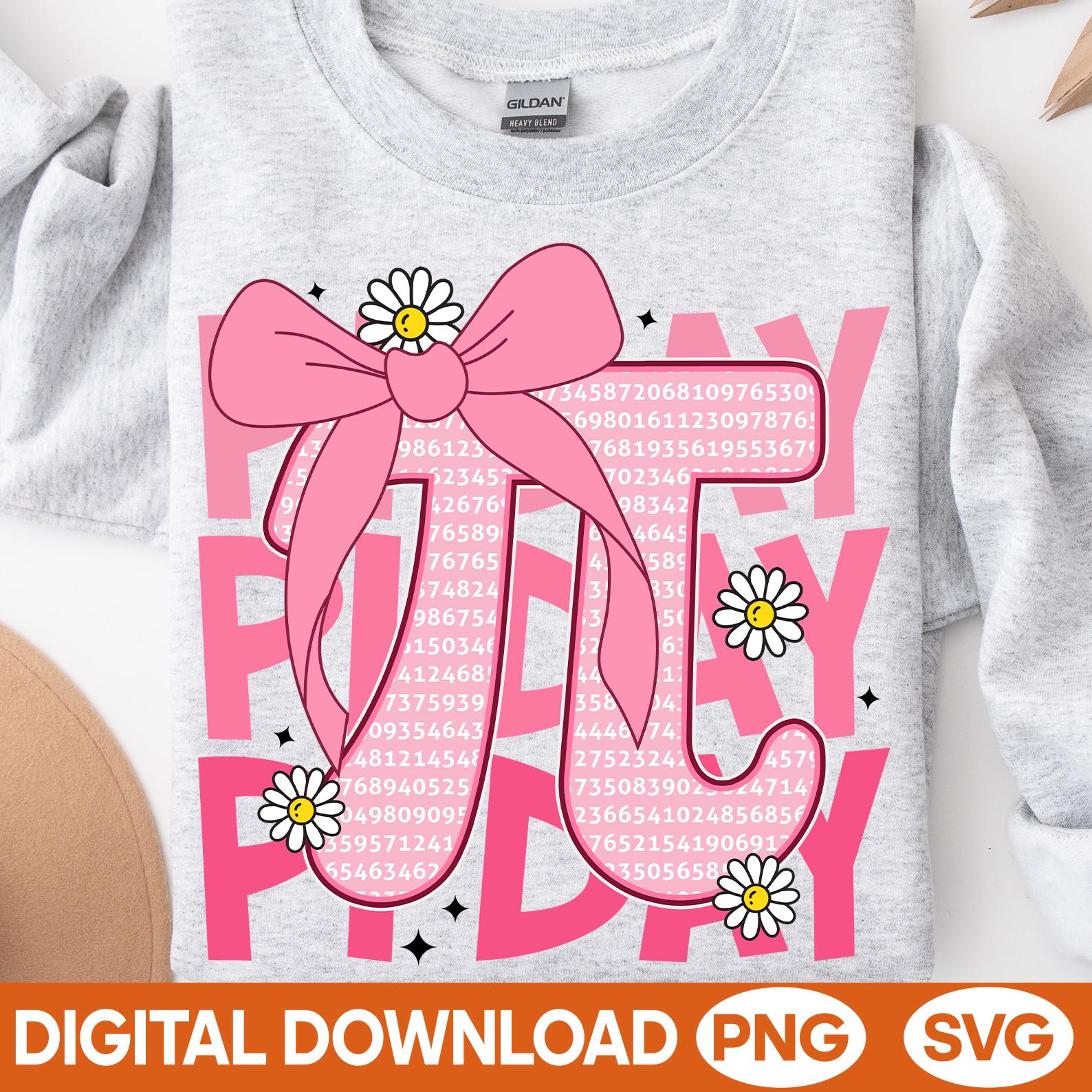Pink Pi Day Coquette PNG, 3.14 Day PNG, Teacher Math Png, Pi Day Bow ...