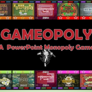 GAMEOPOLY - A Monopoly-type Game on Powerpoint. Slightly Simplified ...