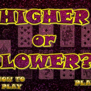 HIGHER or LOWER - A Powerpoint Game Based on Tv's 'play Your Cards ...