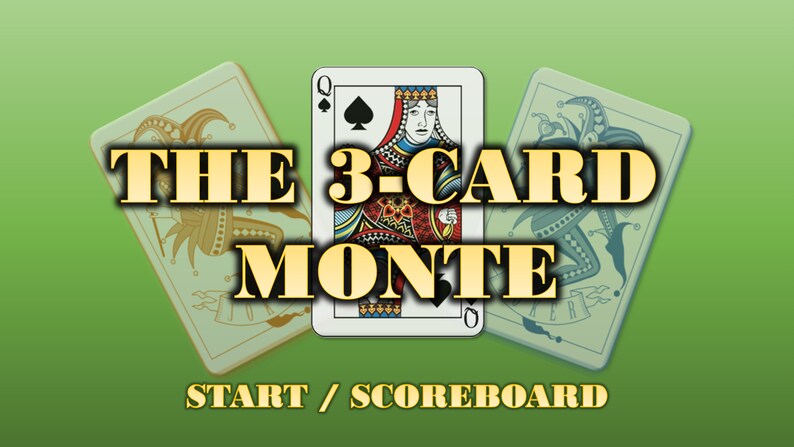 THE 3-CARD MONTE - A Multi-player Powerpoint Card Game. Sometimes ...