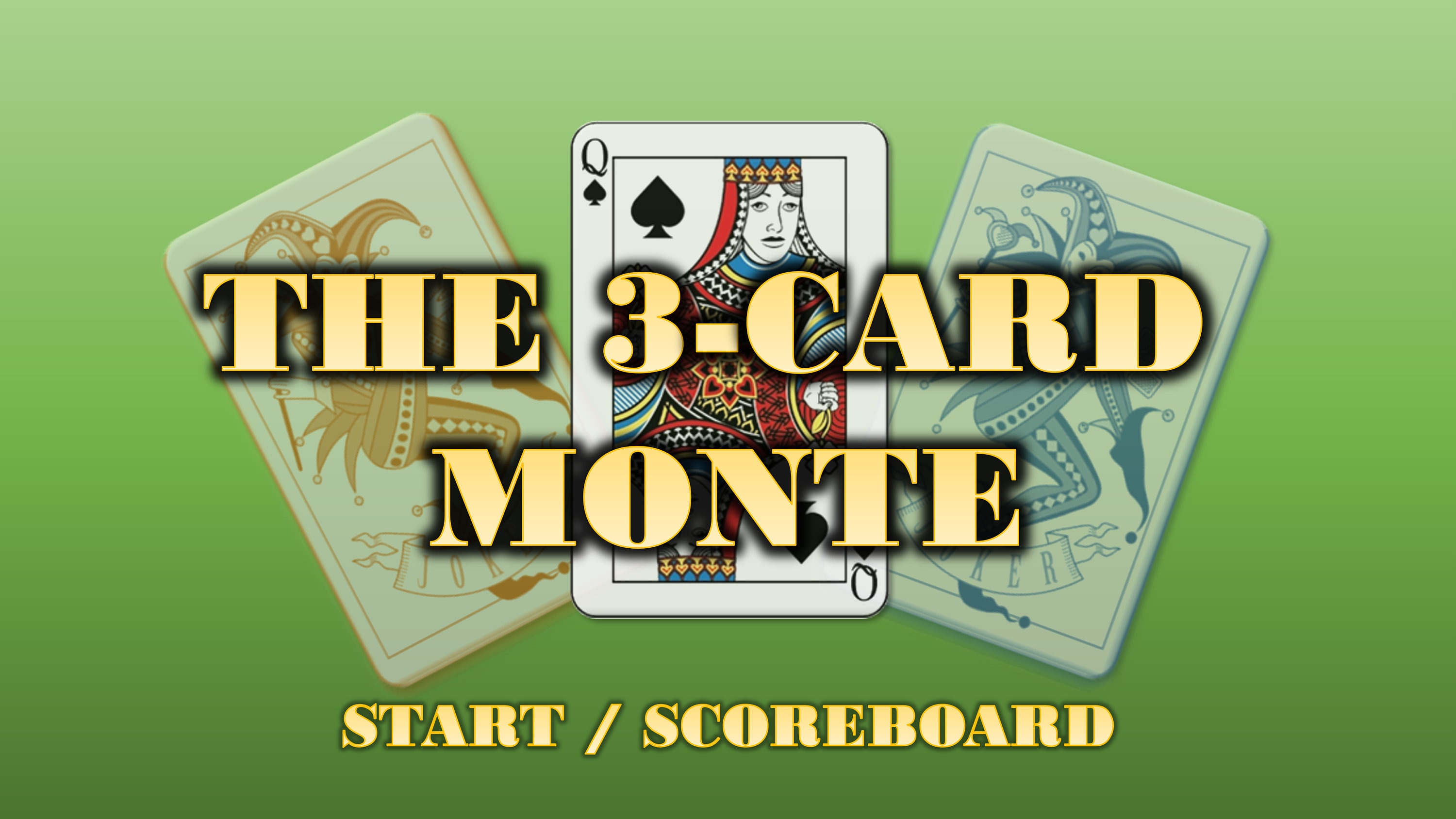 THE 3-CARD MONTE - A Multi-player Powerpoint Card Game. Sometimes ...