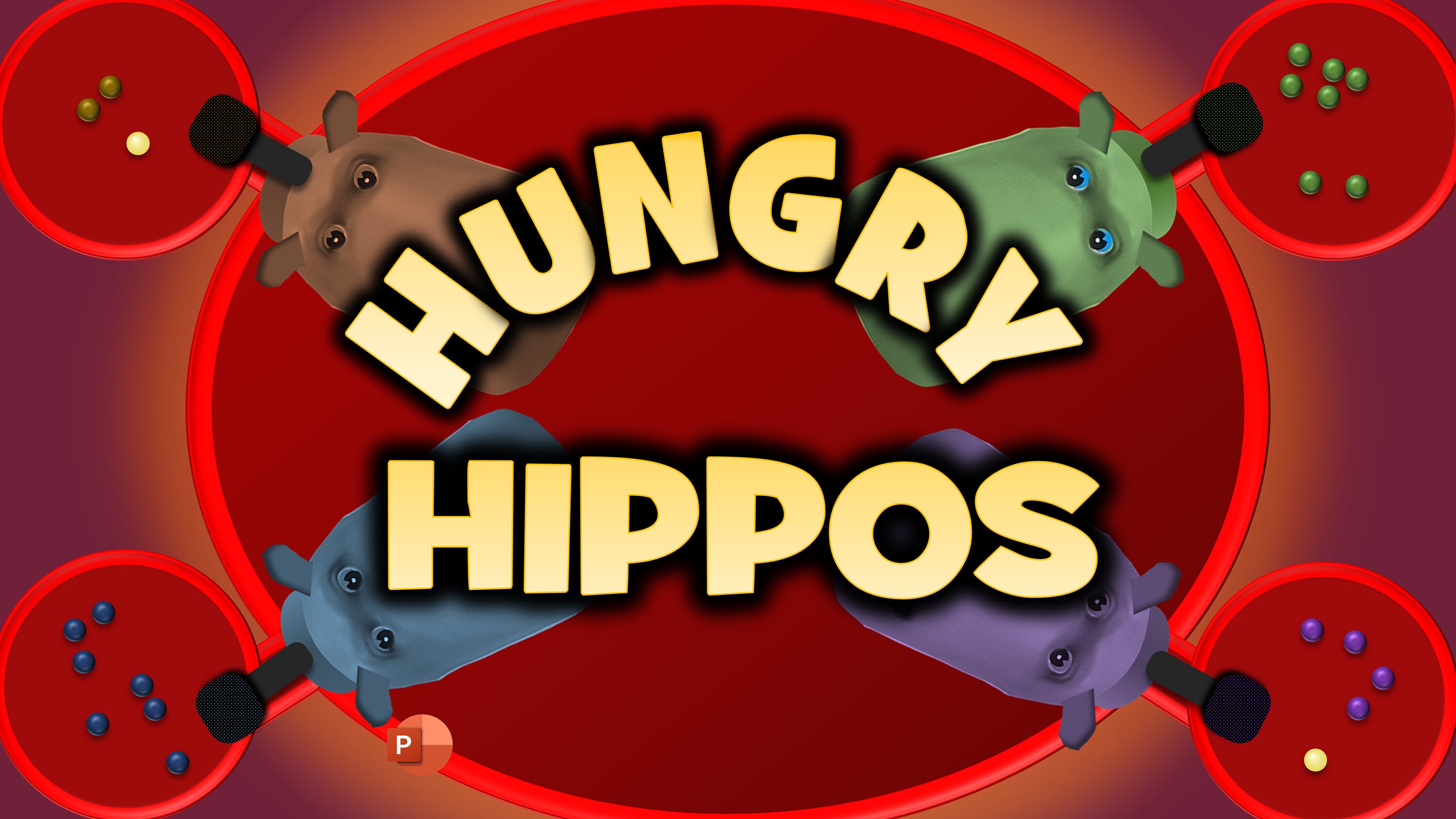 HUNGRY HIPPOS - A Powerpoint Version of the Action Game for up to 4 ...
