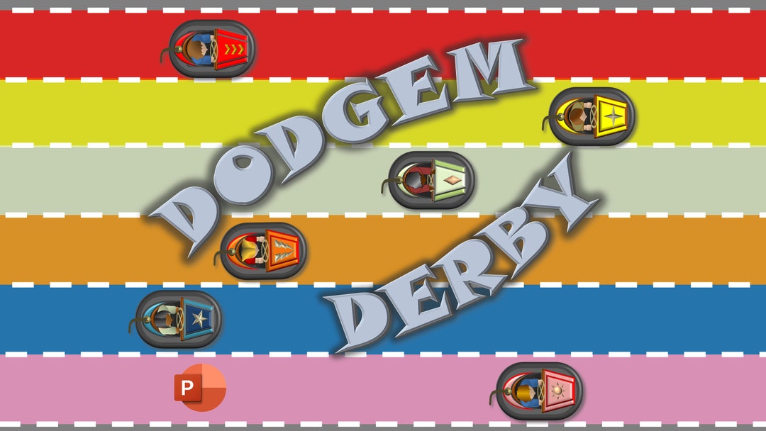 DODGEM DERBY - an Exciting Dodgem Race Game on Powerpoint for up to 4 ...