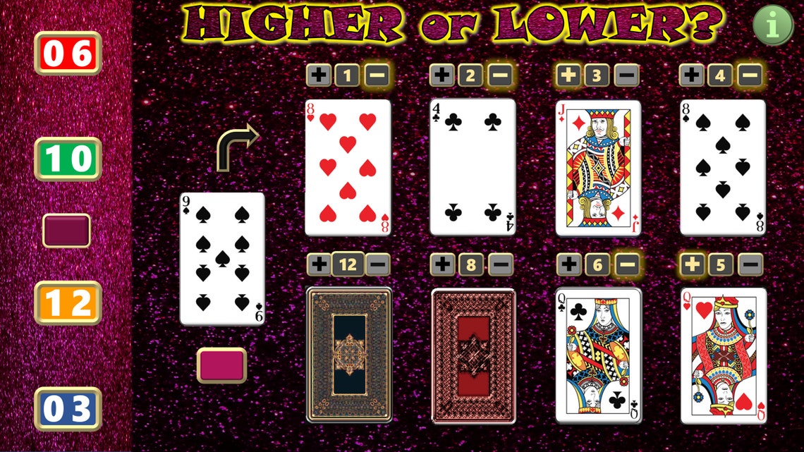 HIGHER or LOWER - A Powerpoint Game Based on Tv's 'play Your Cards ...