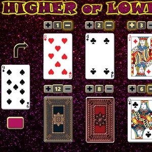 HIGHER or LOWER - A Powerpoint Game Based on Tv's 'play Your Cards ...