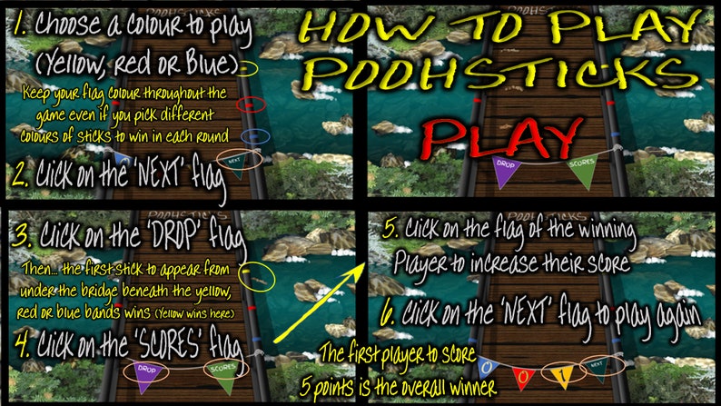 POOHSTICKS - A Fun Family Powerpoint Game That Winnie the Pooh Plays! A ...