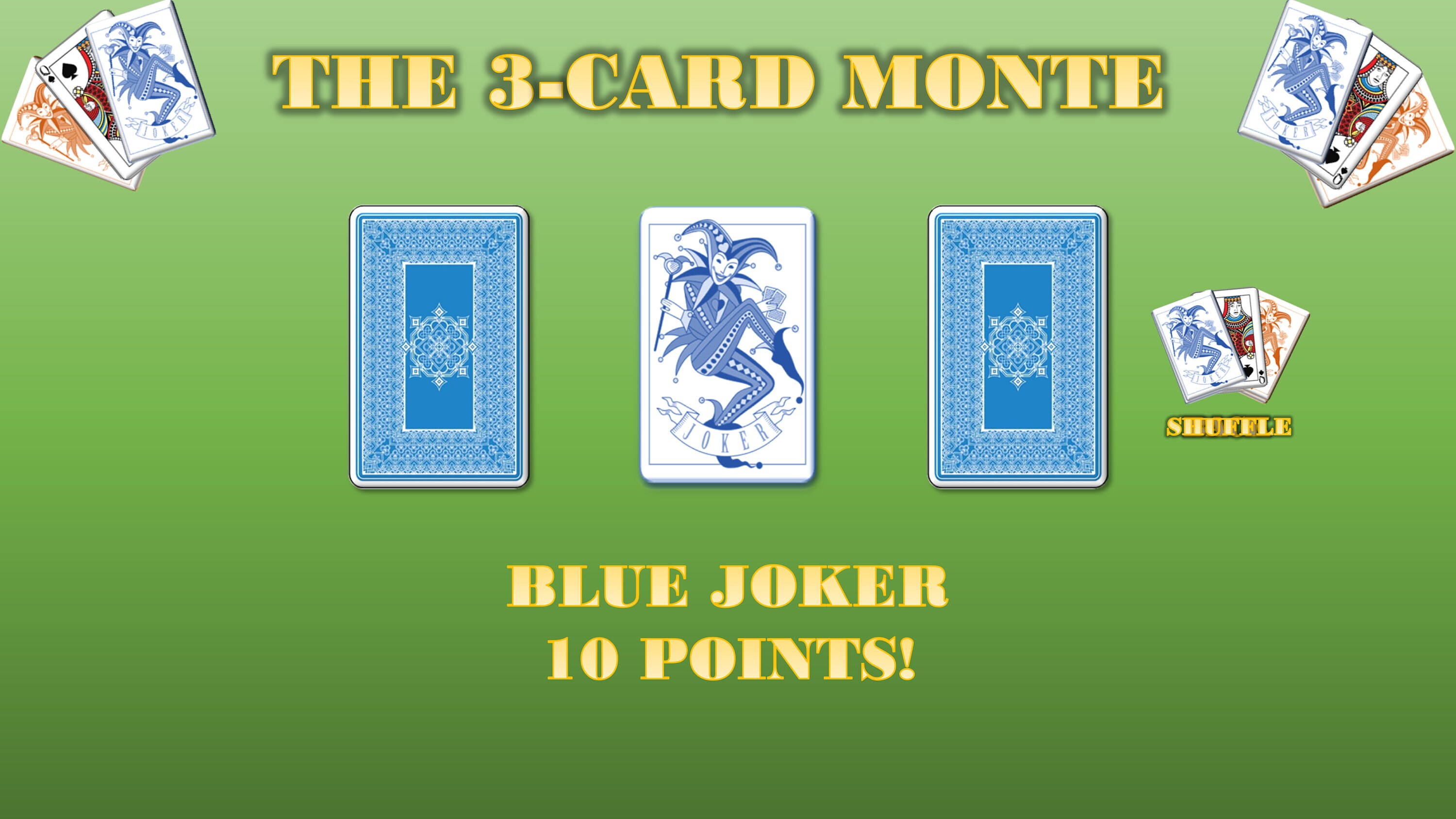 THE 3-CARD MONTE - A Multi-player Powerpoint Card Game. Sometimes ...