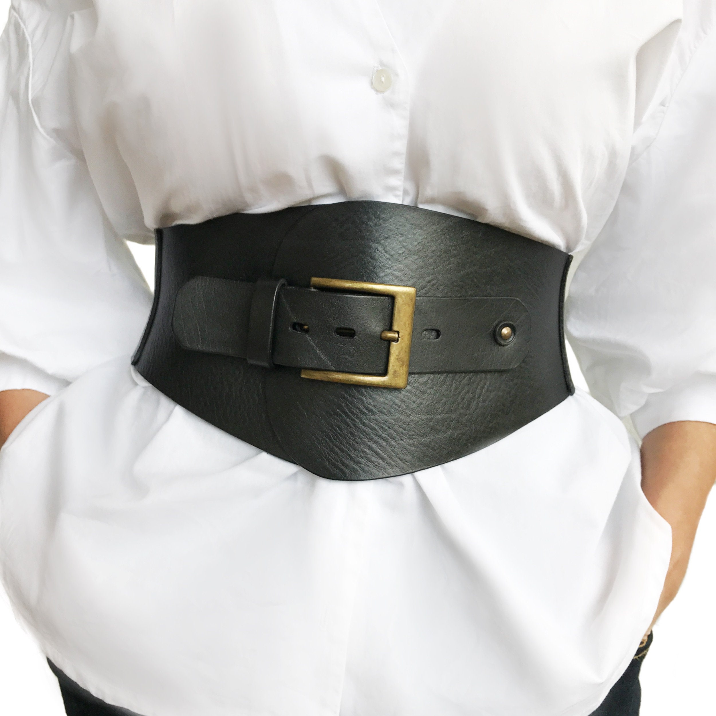 Leather Corset Belt Custom Made to Your Size XXS-5XL - Etsy