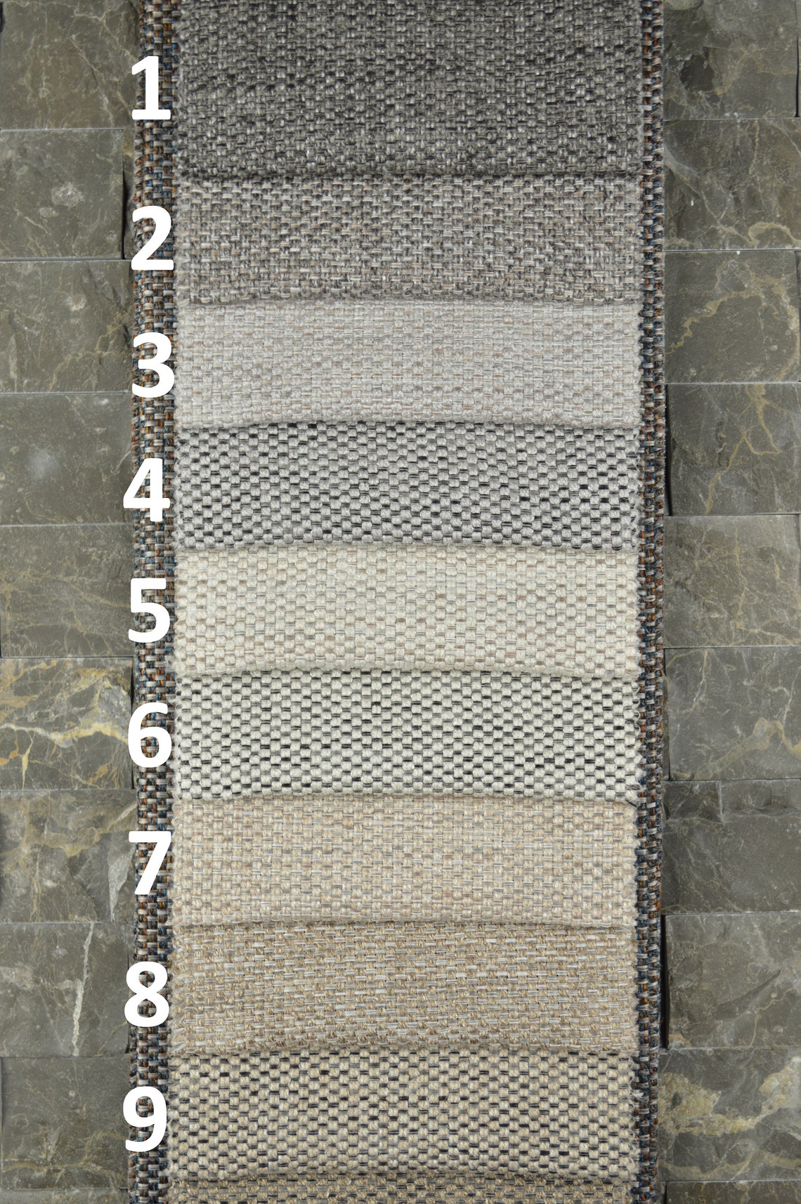 Beam Knit Custom Size Curtain. 17 Color Options. Custom Made Handmade ...