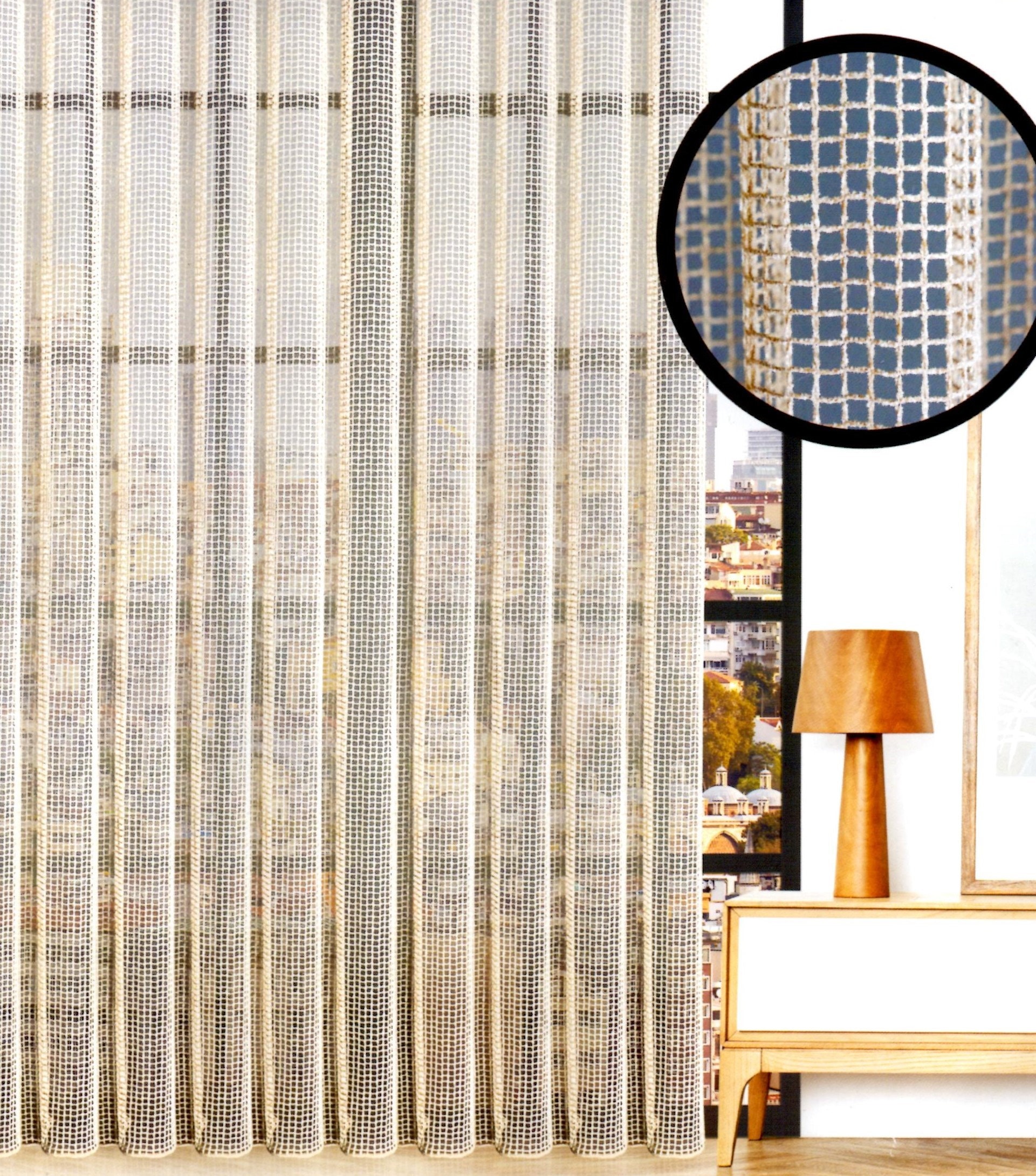 Modern Net Sheer Curtain. Custom Drapes, Curtains, Panels. Different ...