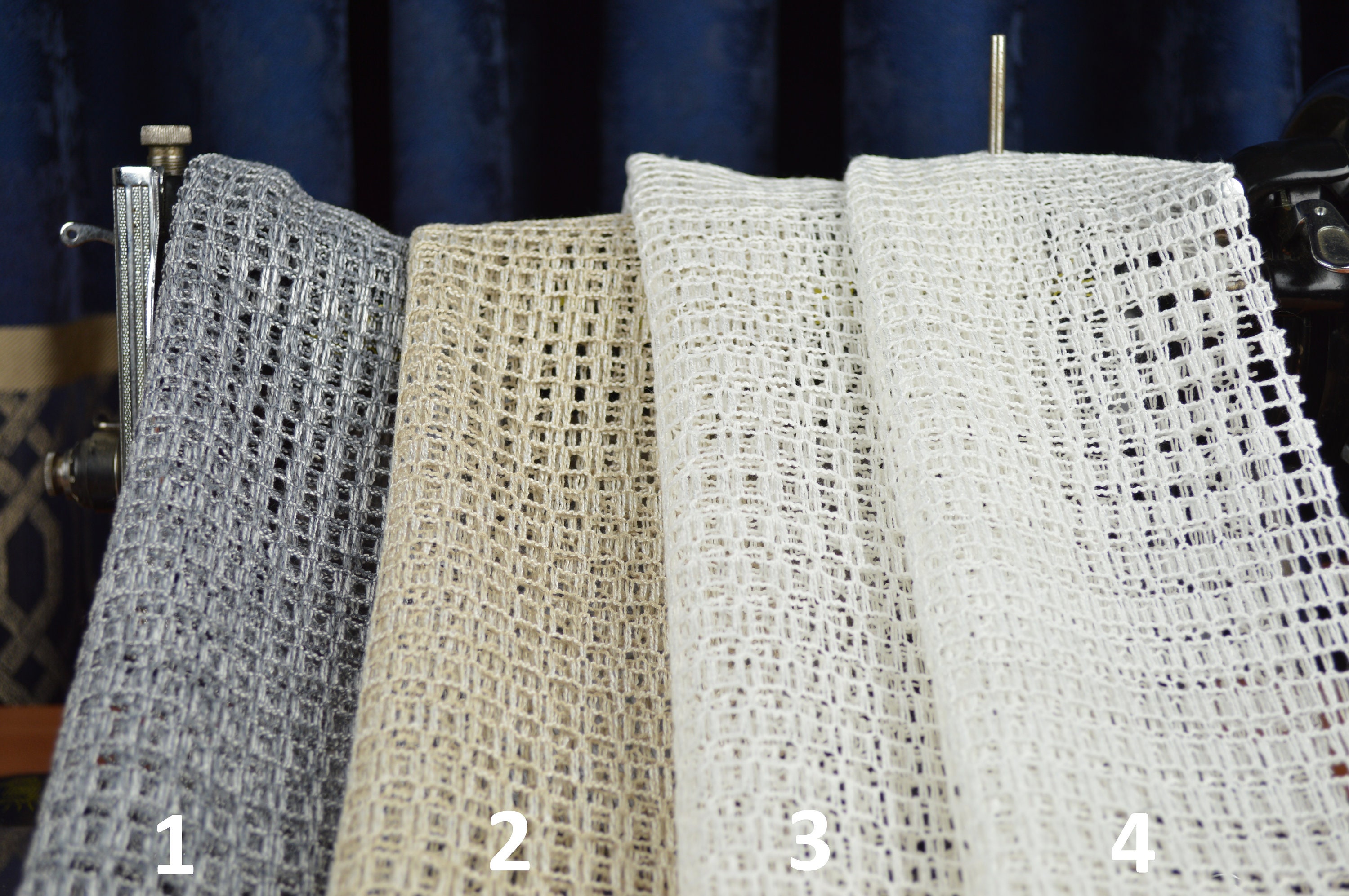 Elegant Net Sheer Curtain. Custom Drapes, Curtains, Panels. Different ...