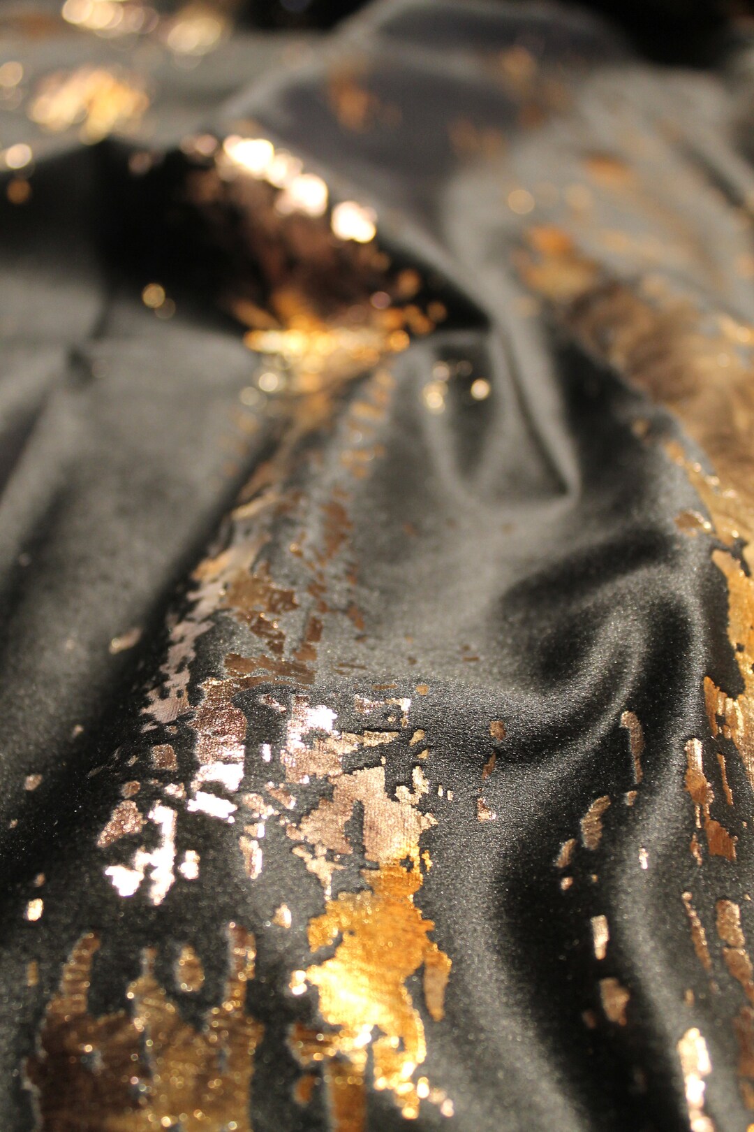 Gold Gilded Velvet Drapes. Custom Velvet Drapes, Curtains, Panels ...