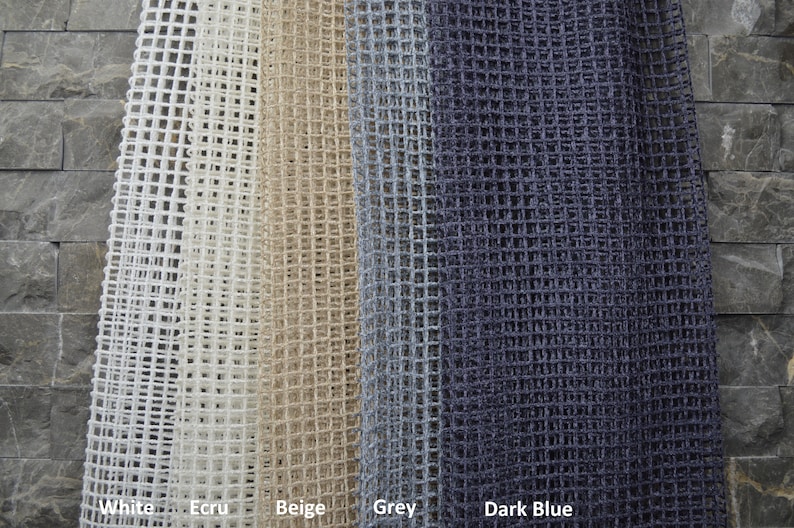Modern Net Sheer Curtain. Custom Drapes, Curtains, Panels. Different ...