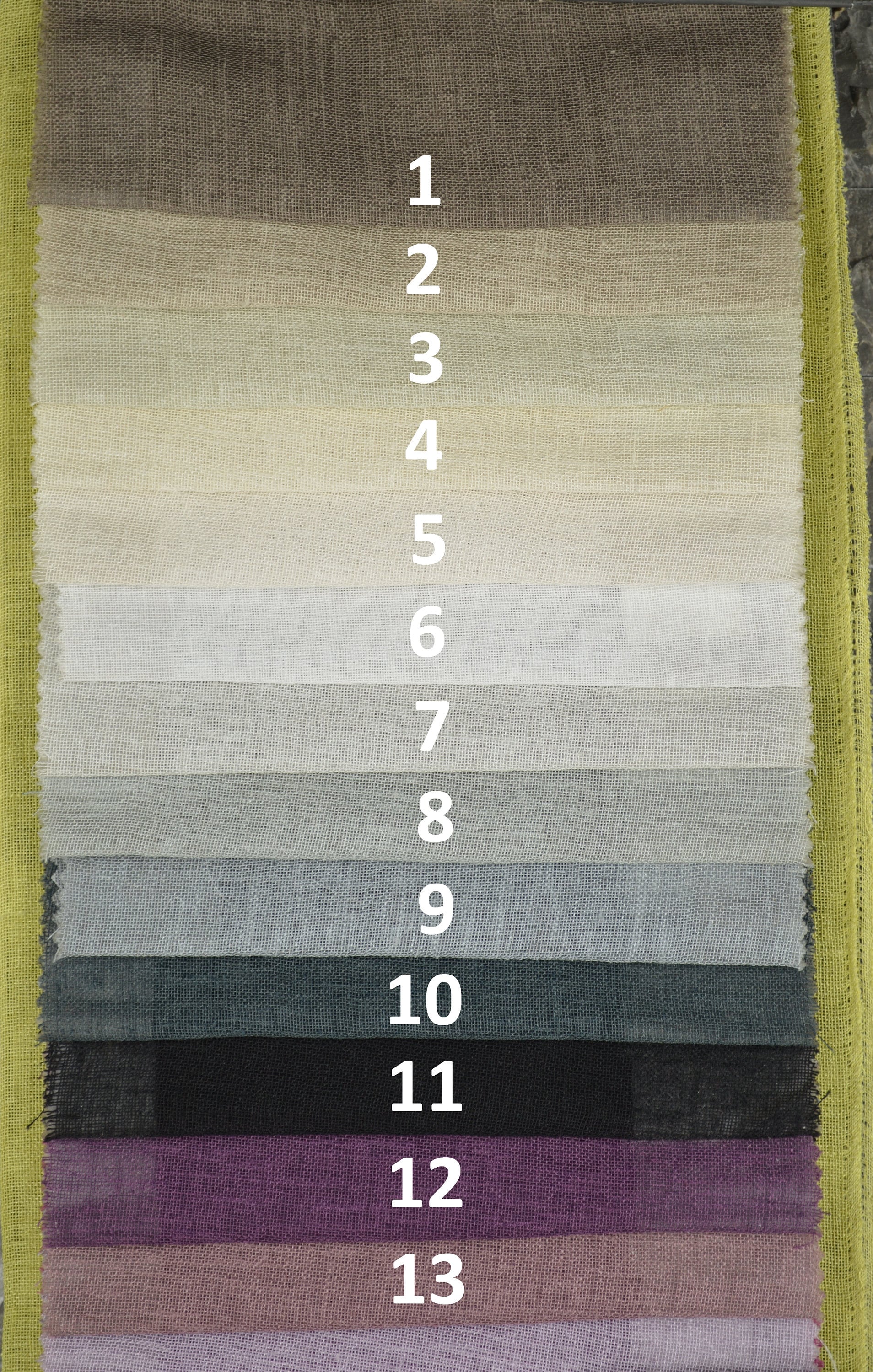 Extra Wide Sheer Faux Linen Curtain, Custom Made - Etsy