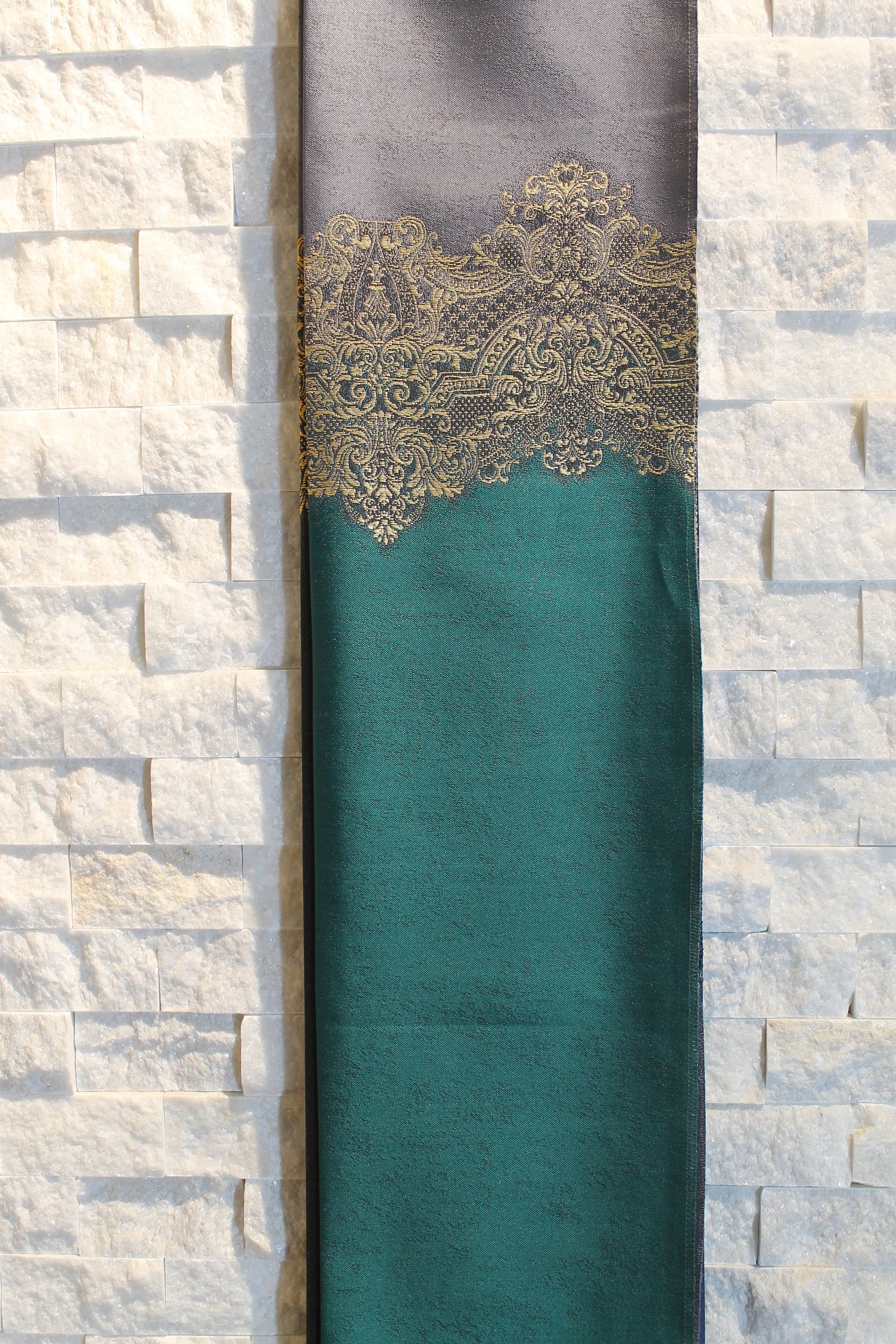 Luxury Gold Patterned Modern Drapes. Custom Gold Drapes, Curtains ...