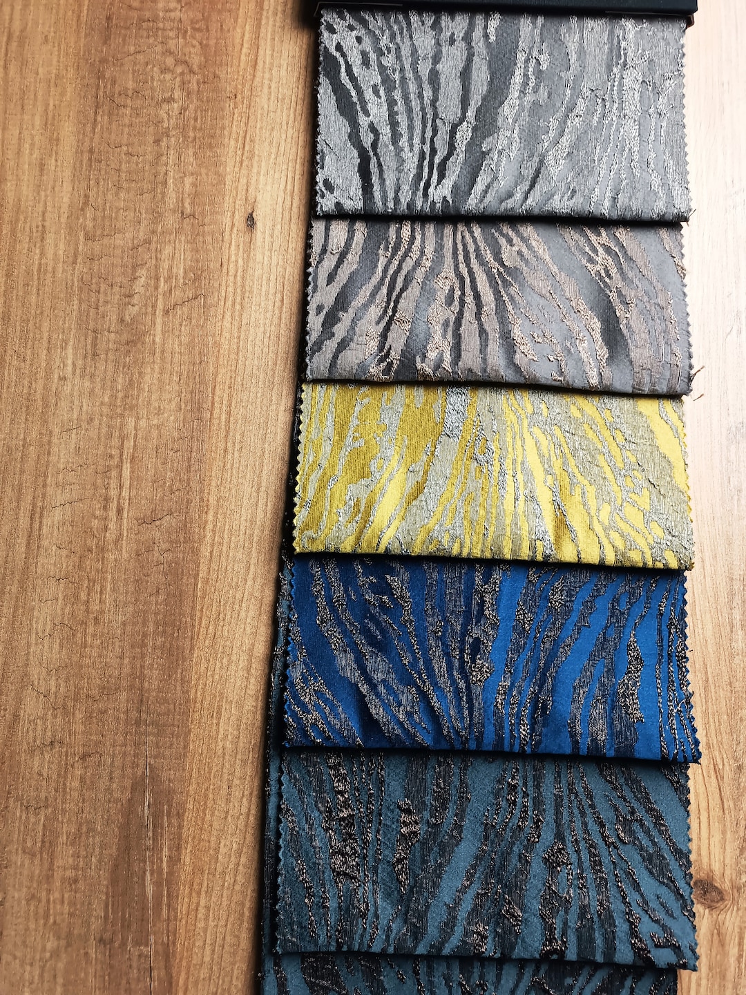 Copper Gilt Jacquard Luxury Special Size Curtain. 5 Color Options ...